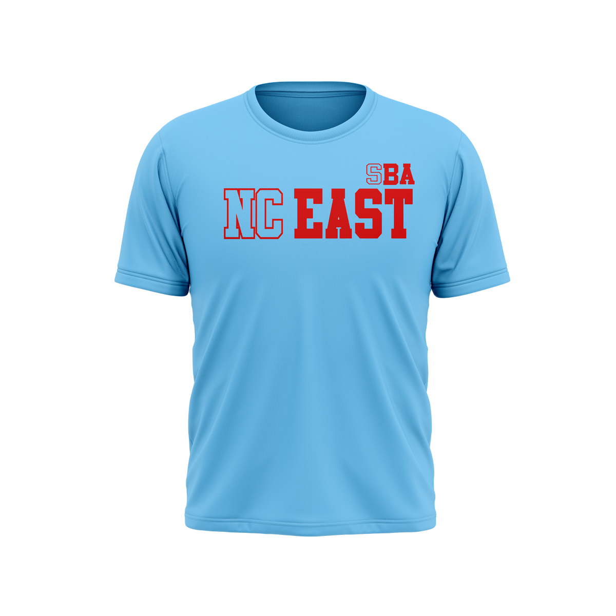 SBA NC EAST COLUMBIA BLUE DRI-FIT – SBA THREAD
