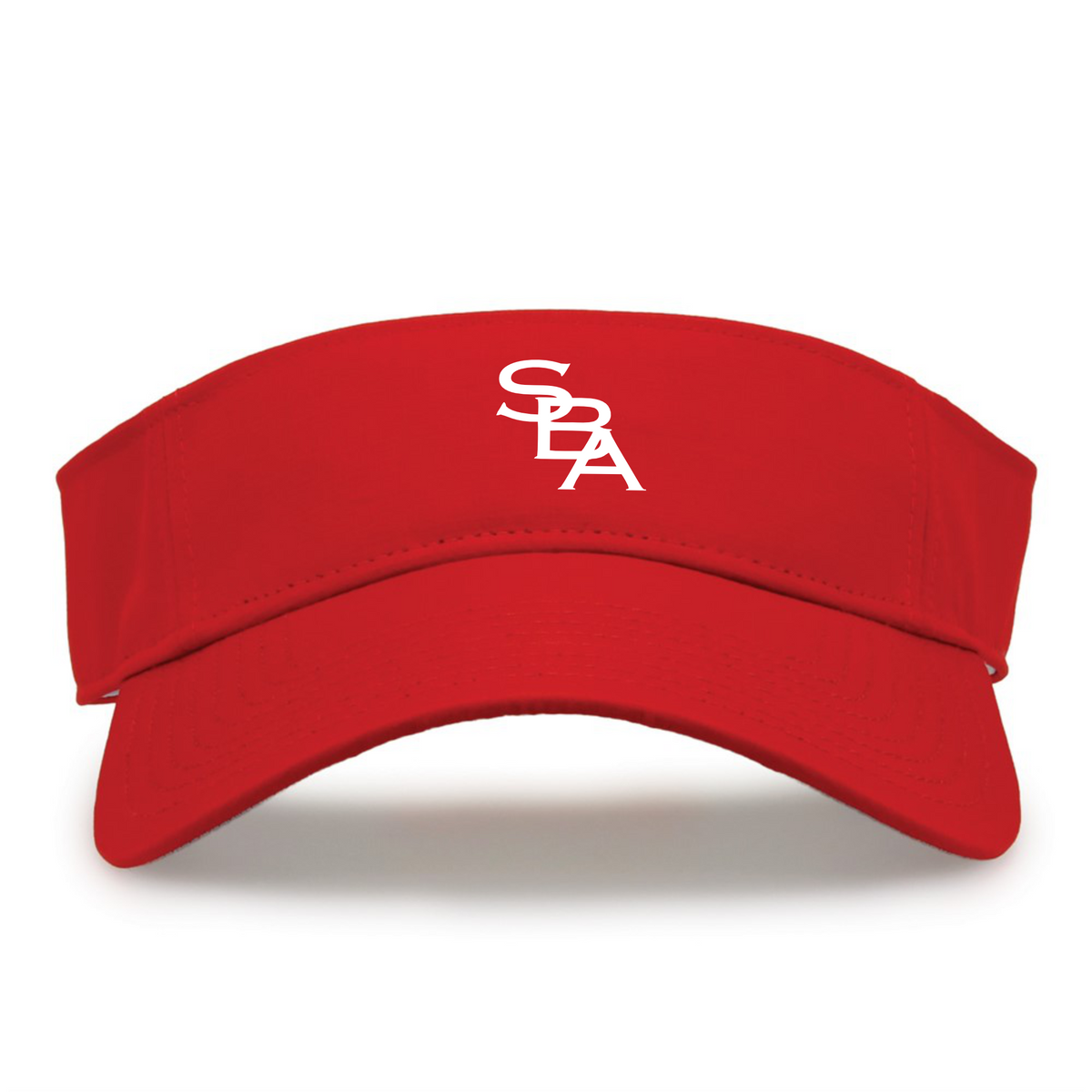 SBA RED VISOR WHITE LOGO – SBA THREAD