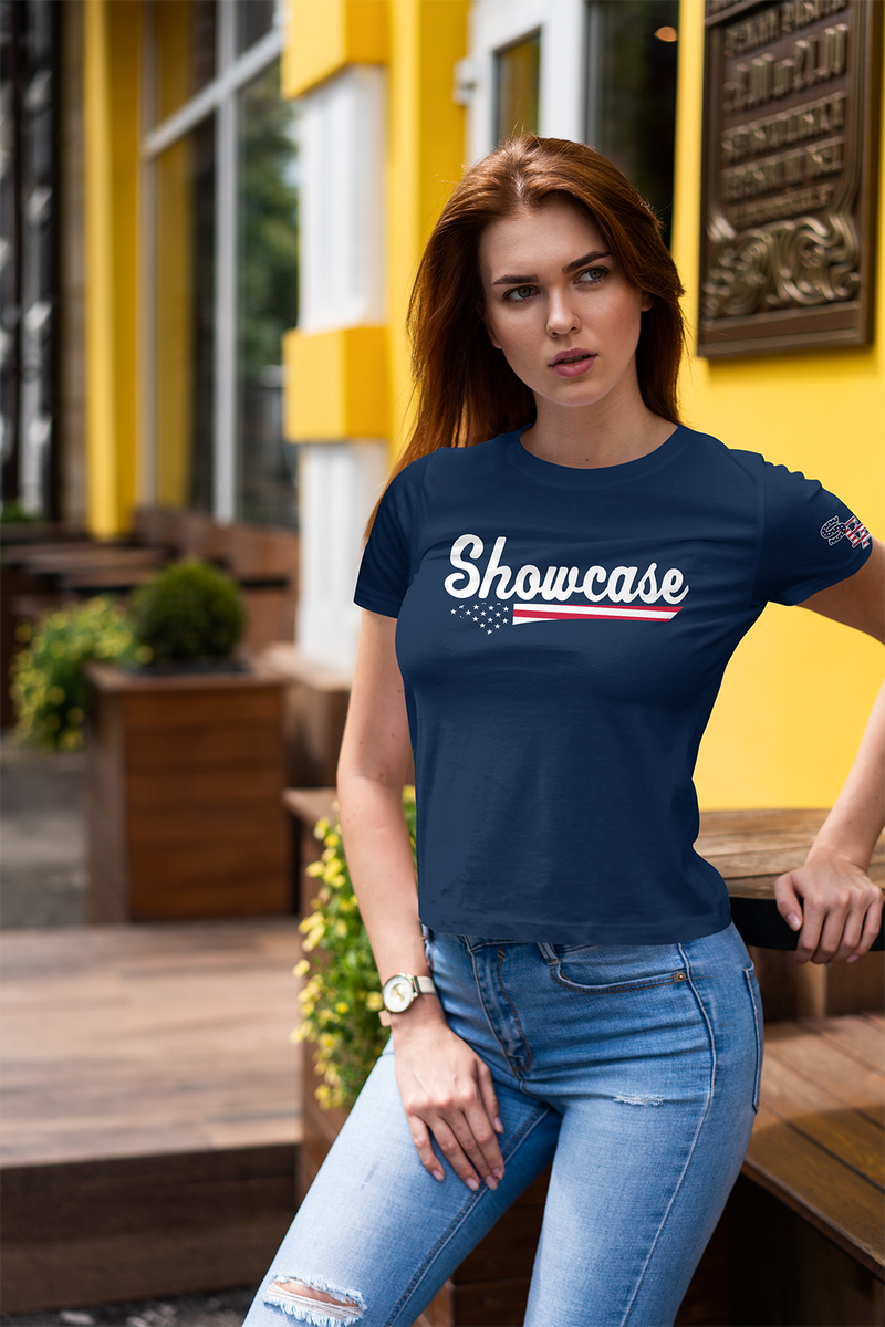 SFA SHOWCASE NAVY WOMEN TSHIRT – SBA THREAD