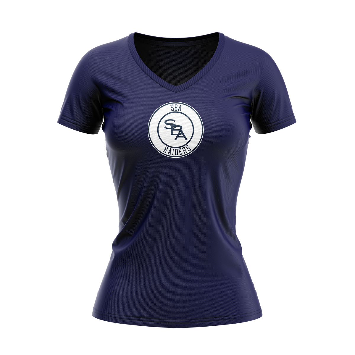 SBA RAIDERS WOMEN'S V NECK T-SHIRT – SBA THREAD