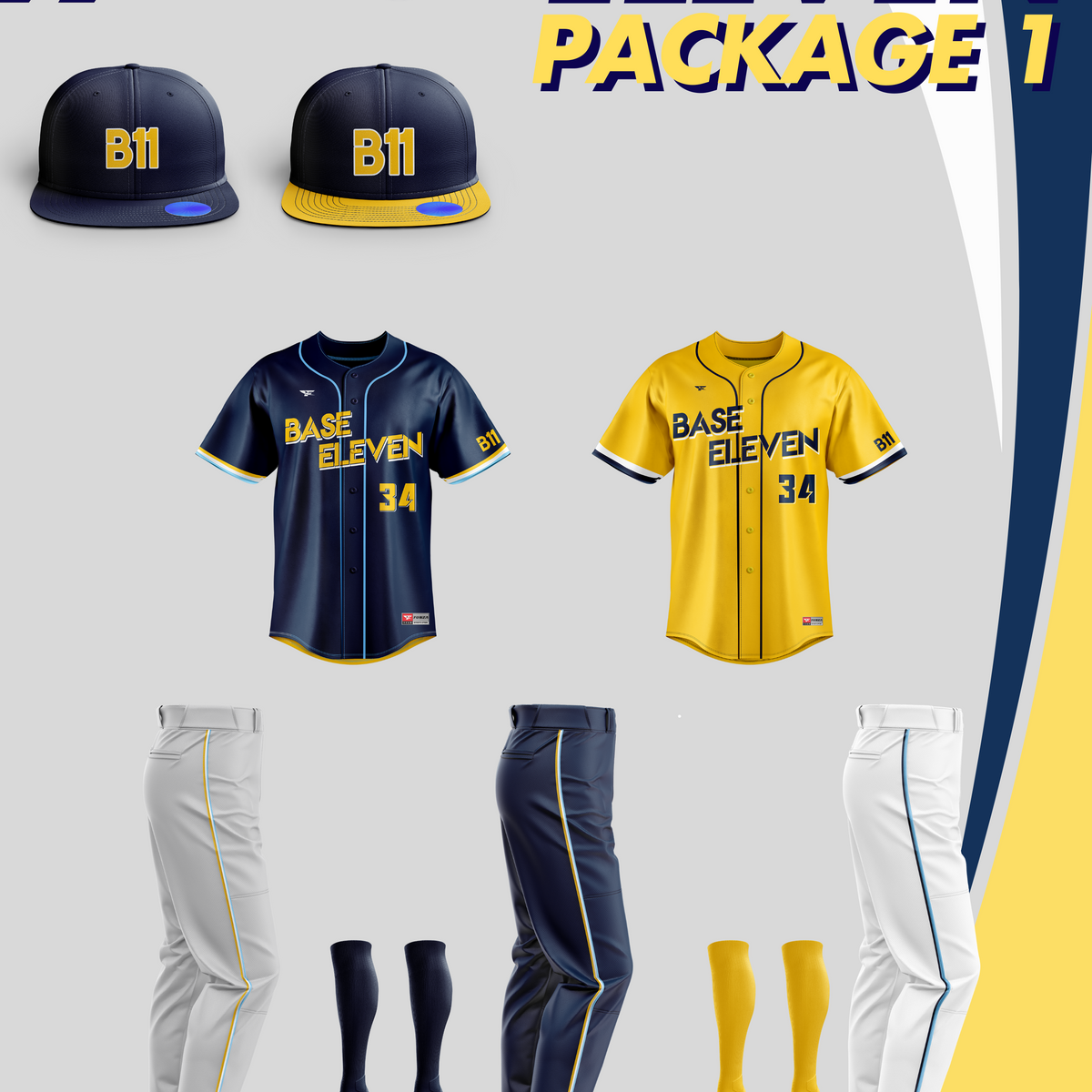 BASE ELEVEN UNIFORMS PACKAGE 1 – SBA THREAD
