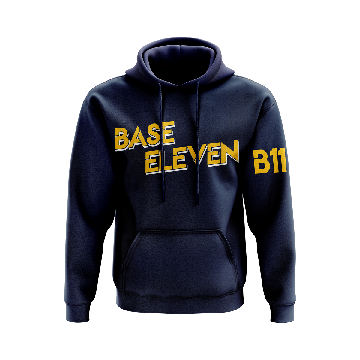 BASE ELEVEN NAVY HOODIE – SBA THREAD