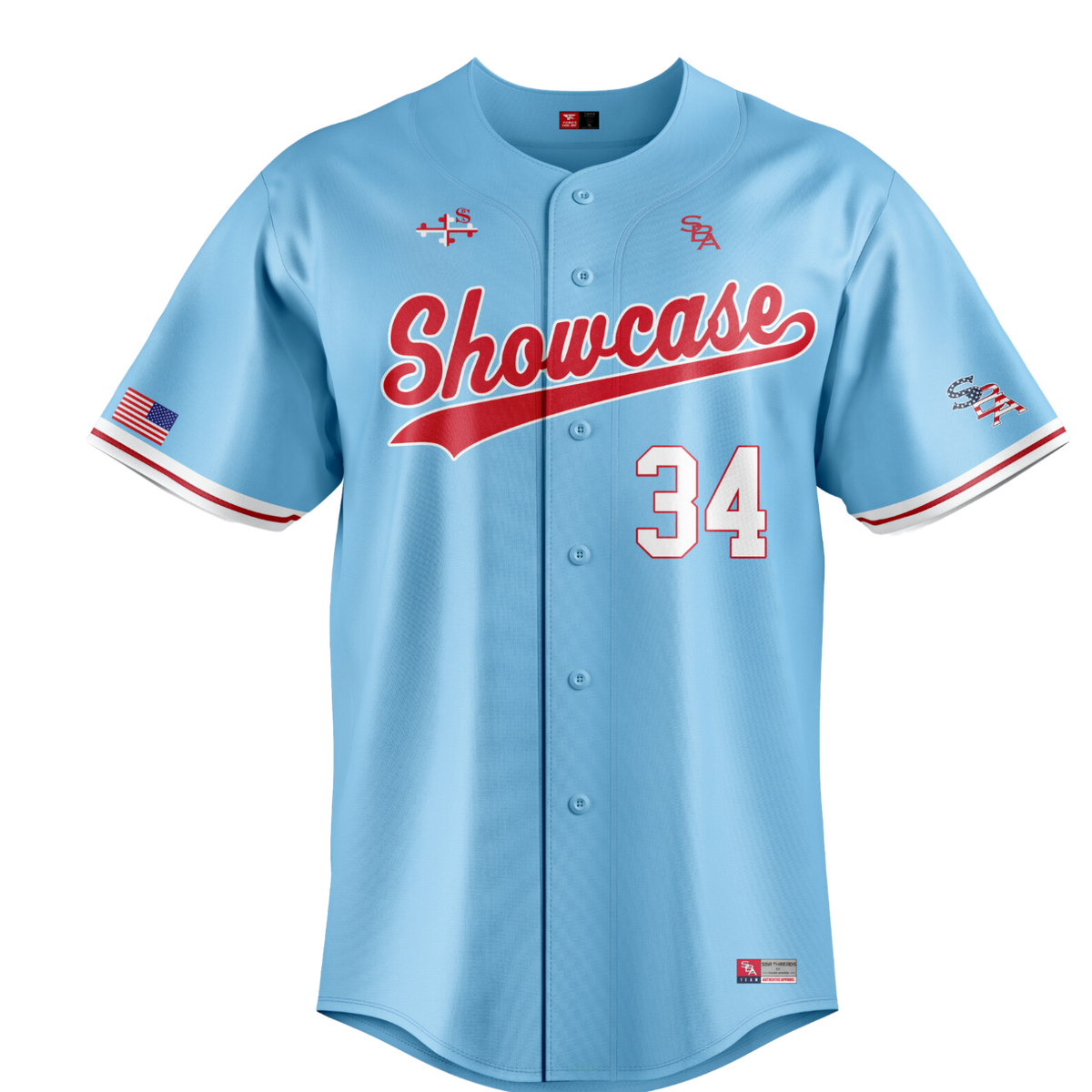 SBA SHOWCASE COLUMBIA JERSEY ( Custom Made ) – SBA THREAD