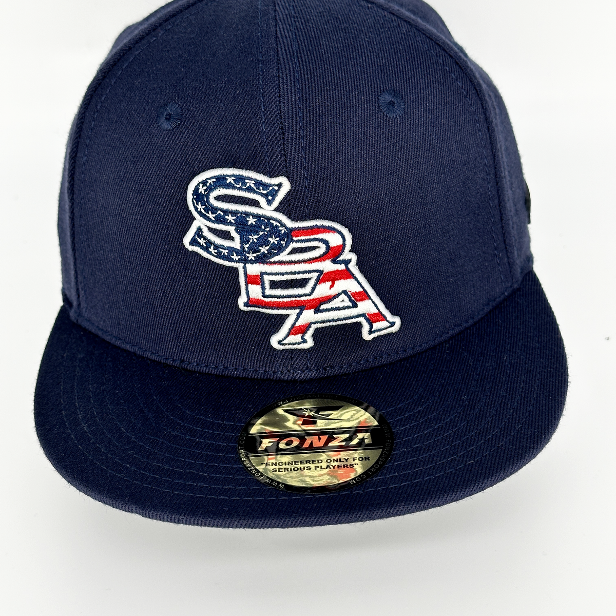 FONZA USA FLAG SBA LOGO -NAVY HAT – SBA THREAD