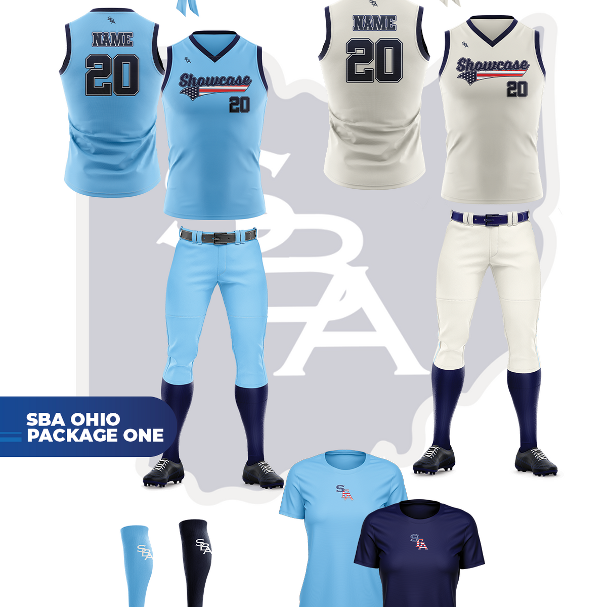 SBA OHIO SOFTBALL PACKAGE ONE ( Custom Made ) – SBA THREAD