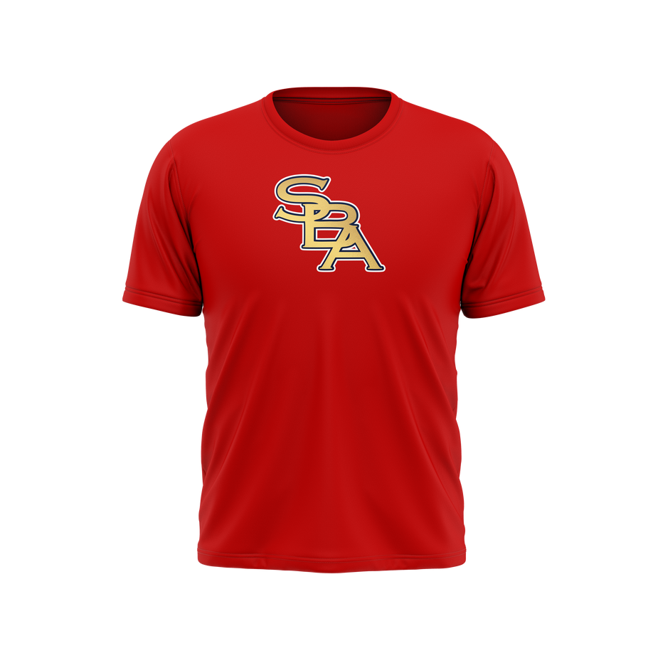 SBA RED DRI-FIT WITH GOLD LOGO – SBA THREAD