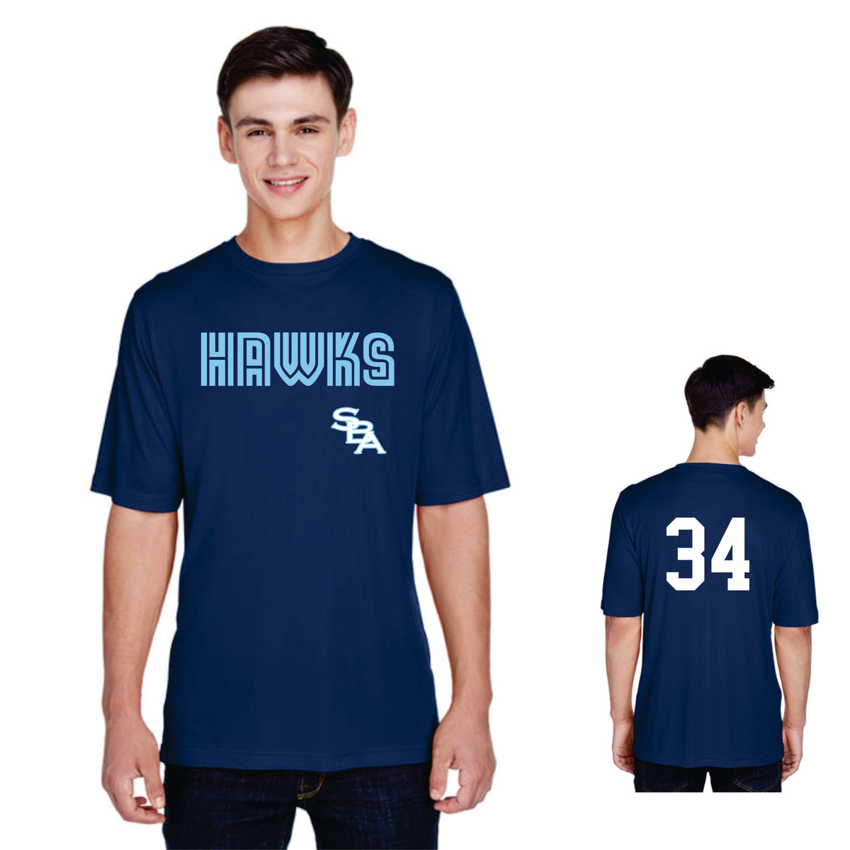 SBA HAWKS NAVY DRIFIT – SBA THREAD