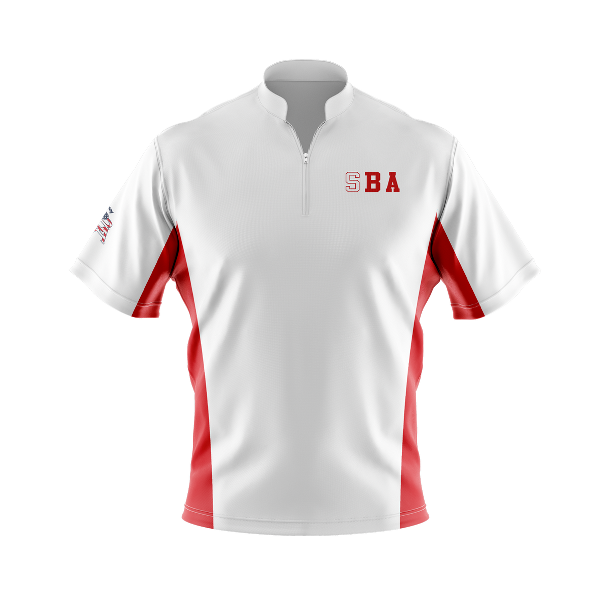SBA BATTING CAGE JACKET WHITE/RED – SBA THREAD