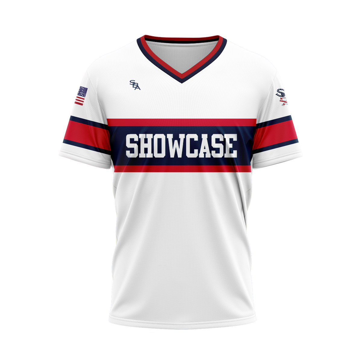 SBA MID ATLANTIC WHITE JERSEY 1 ( Custom Made ) – SBA THREAD