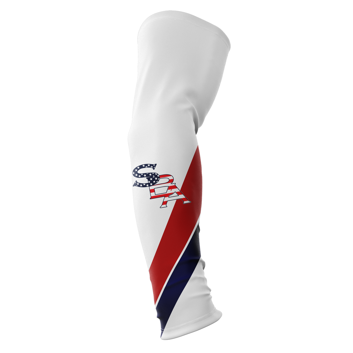 SBA WHITE WITH STRIPES COMPRESSION SLEEVE – SBA THREAD