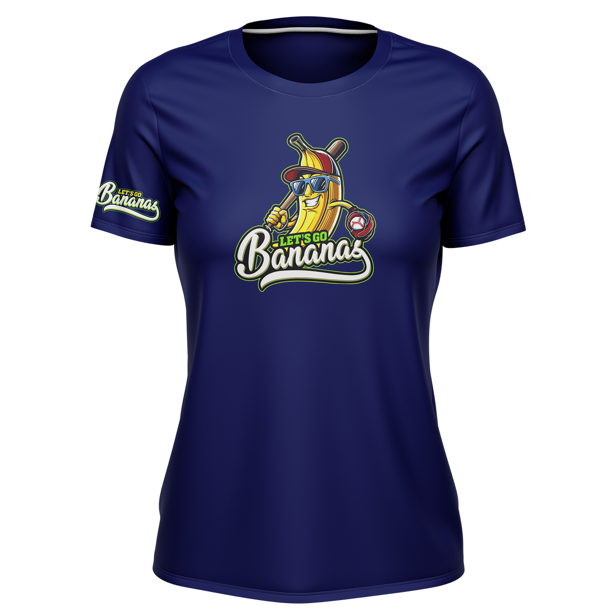BANANAS WOMEN NAVY TSHIRT – SBA THREAD