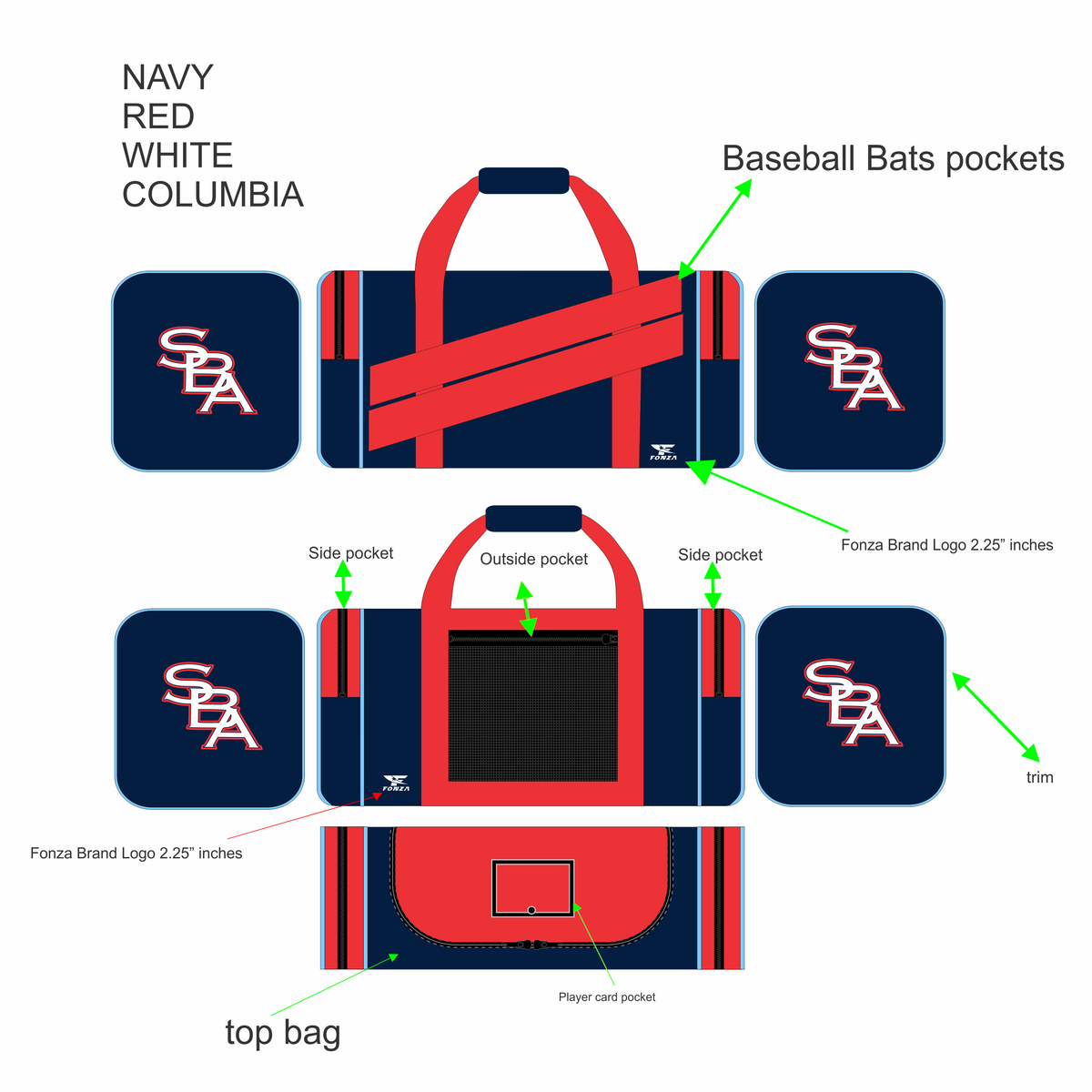 SBA PLAYERS DUFFLE BAG – SBA THREAD